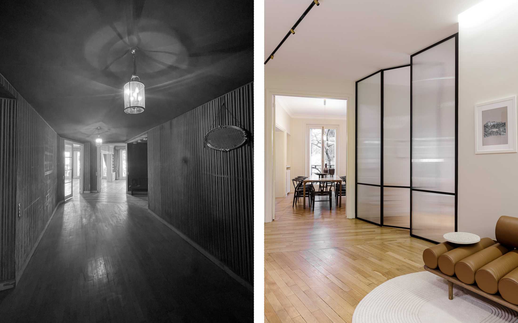 Avant-Après : Rénovation d'un appartement Art Déco 275m2