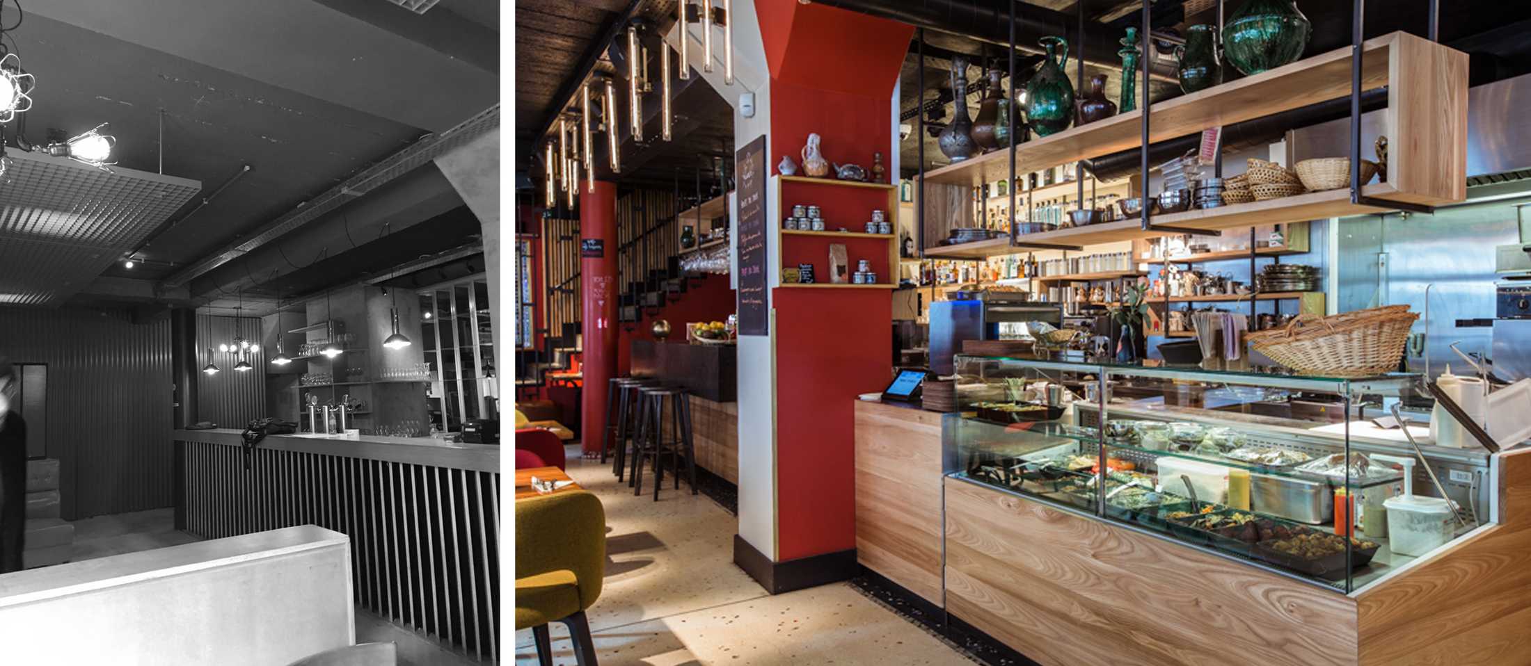 Before & After: Restaurant redesign by an architct
